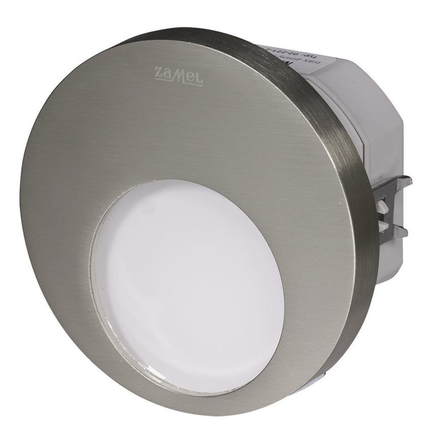 LED-Leuchte Muna Unterputz 230V AC, Edelstahl, kaltweiß 02-221-21 Ledix Zamel