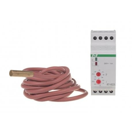 Temperaturregler 60÷95°C 16A 230V AC RT-823 F&F - Elektrogeschäft Reeline