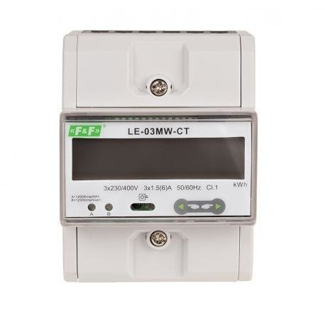 Dreiphasen Stromzähler IP51 Dreiphasen Plombe LE-03MW-CT F&F ...